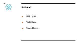 Navigation in React Native | PPT