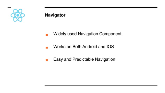 Navigation in React Native | PPT