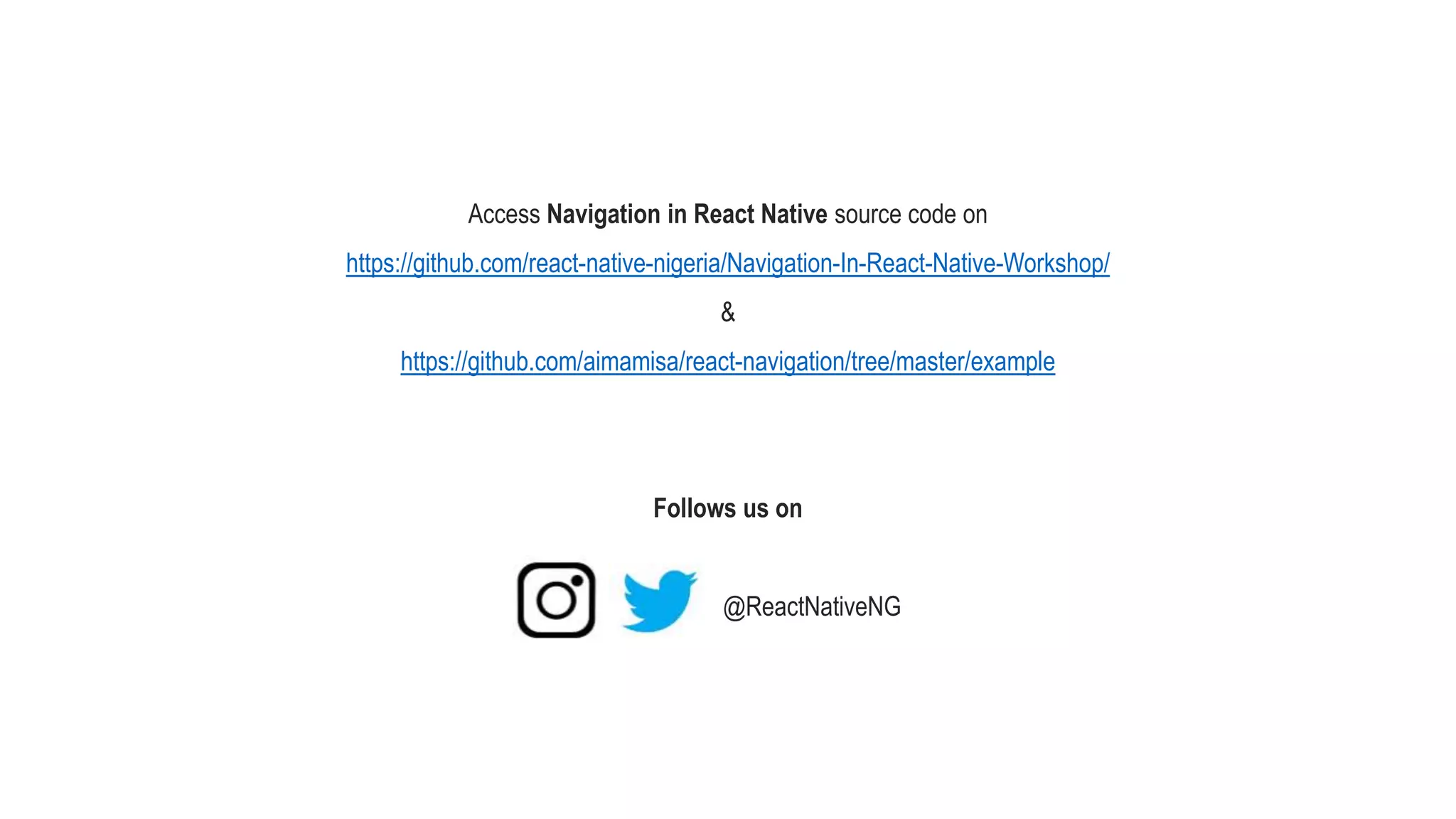 Navigation in react native | PPTX | Computing | Technology & Computing