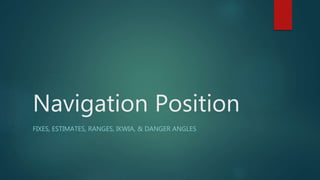 Navigation Position: Sea Scout Ship 378 | PPTX