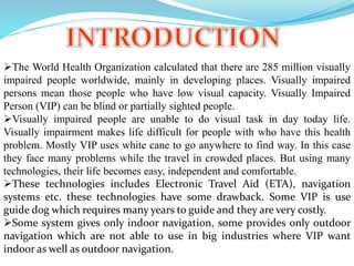 Blind Navigation system | PPTX