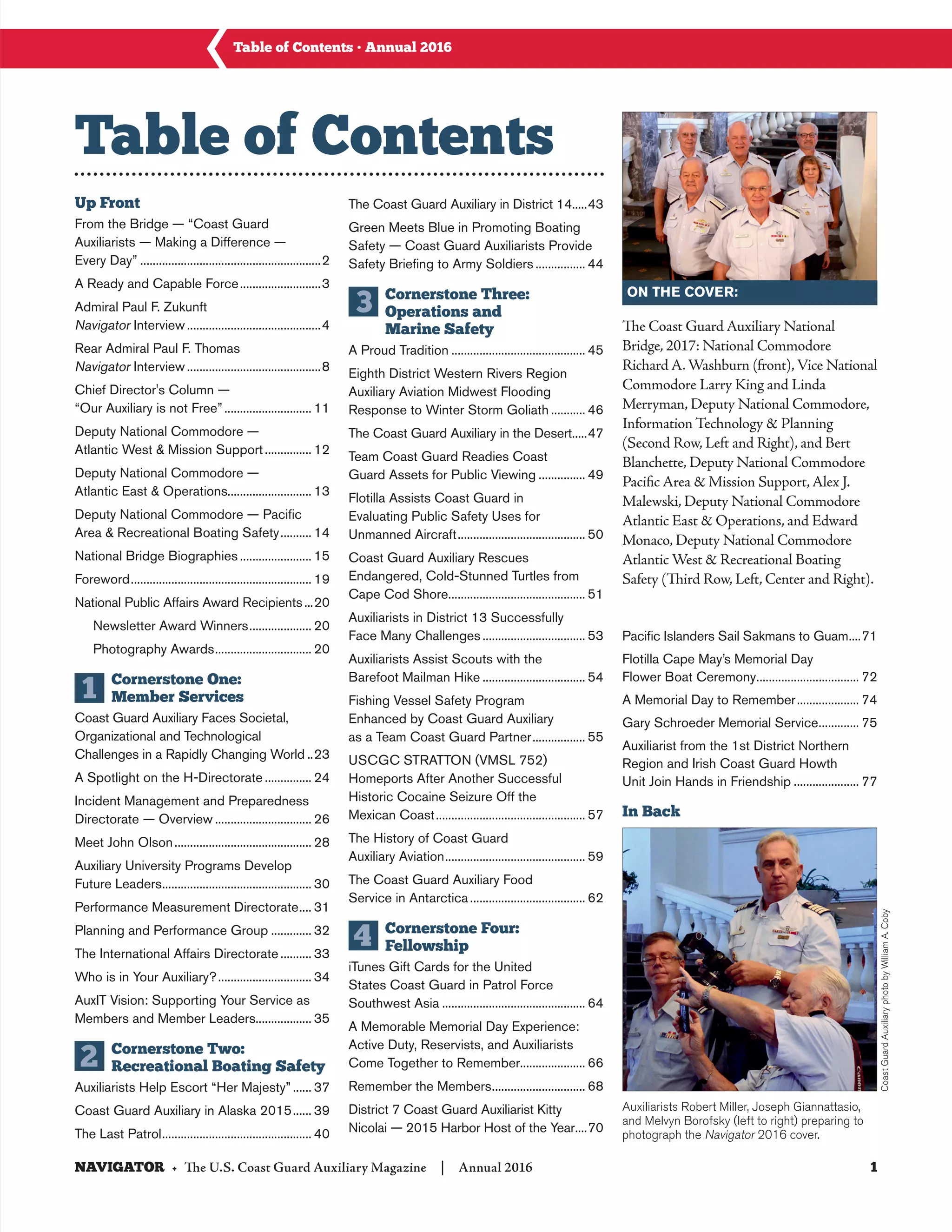 USCG Auxiliary Navigator 2016, Annual National Publication | PDF