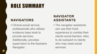 Navigator training unit 1 Prepared by Antar Bush | PPTX