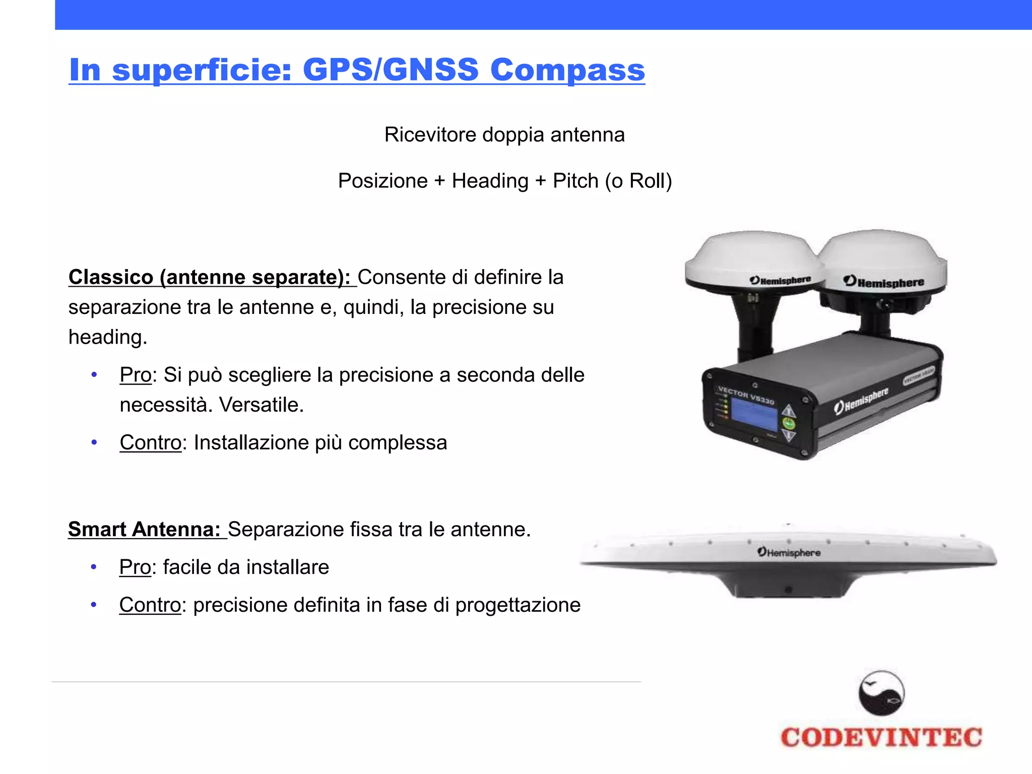 Navigazione e posizionamento in superficie e subacqueo | PPT