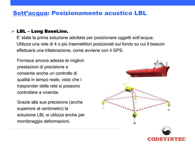 Navigazione e posizionamento in superficie e subacqueo | PPT