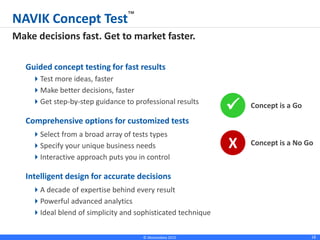 Navik Concept Test Overview Webinar | PPT