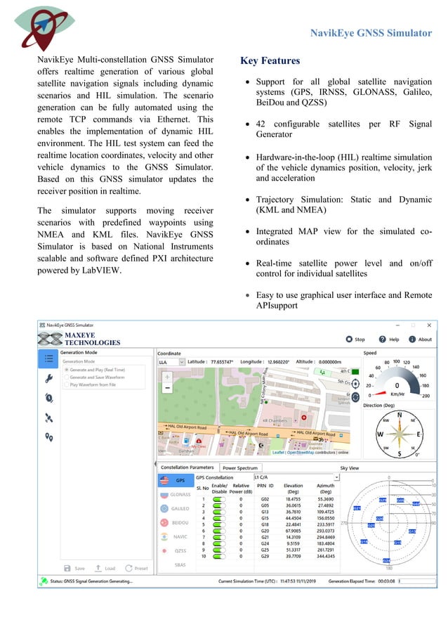 Multi Constellation Gnss Simulator Pdf