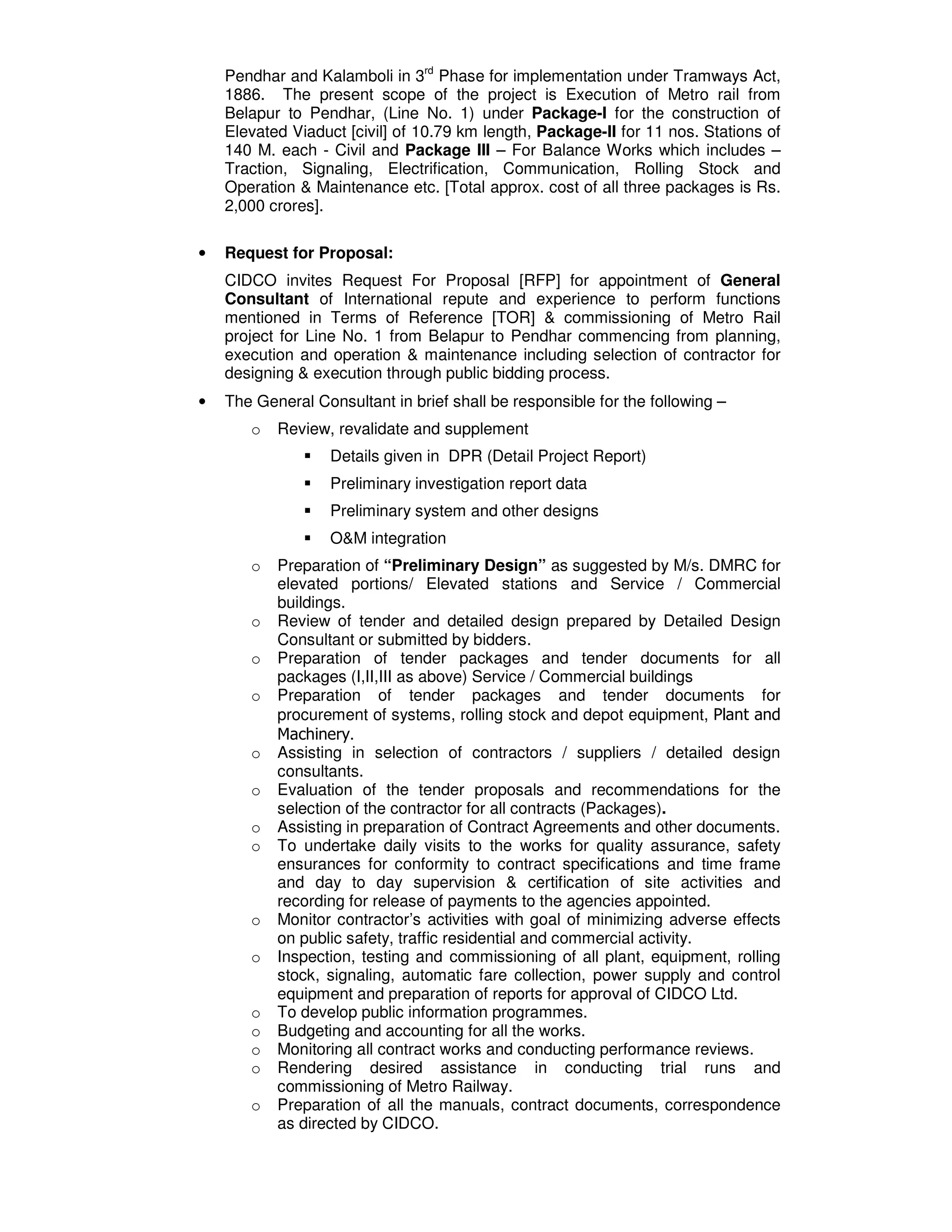 Navi mumbai metro new | PDF