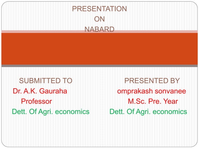 NABARD | PPTX