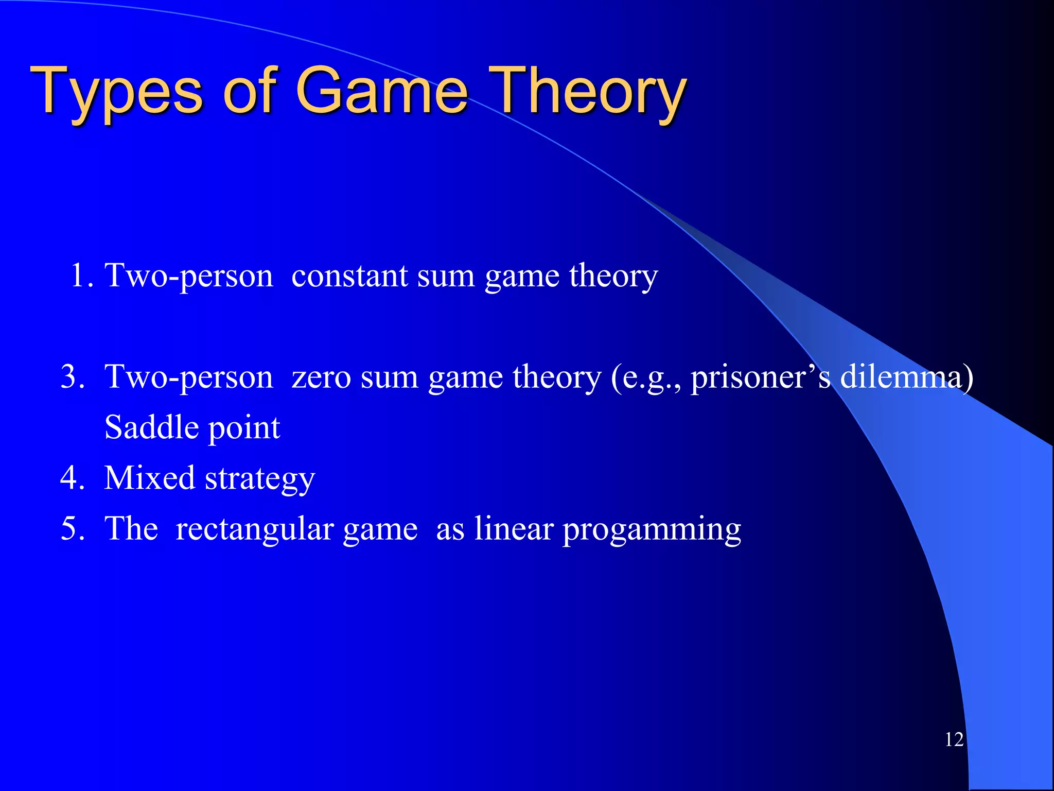 game THEORY ppt | PPT