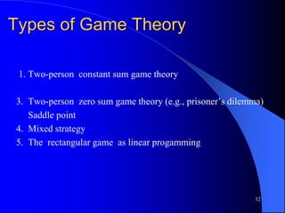 game THEORY ppt | PPT