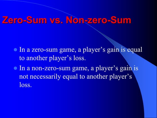 game THEORY ppt | PPT | Board Games and Puzzles | Games and Puzzles