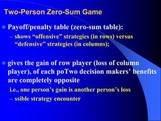 game THEORY ppt | PPT