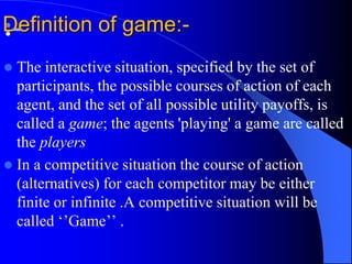 game THEORY ppt | PPT