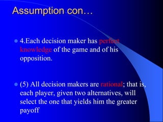 game THEORY ppt | PPT