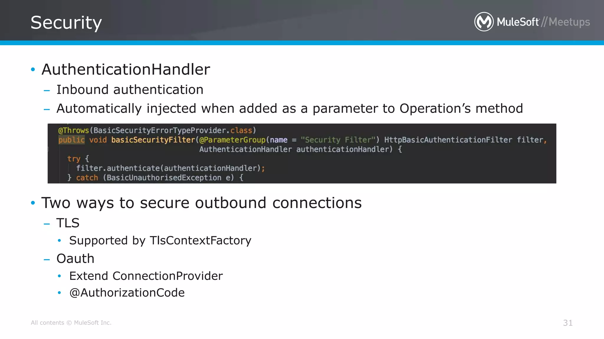 Custom Connector Development Using Mule Sdk Ppt