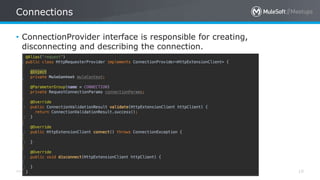 Custom Connector development using Mule SDK | PPT