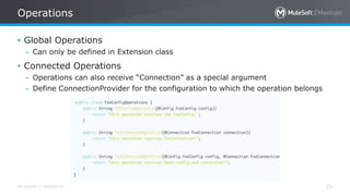 Custom Connector development using Mule SDK | PPT