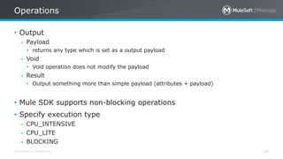 Custom Connector development using Mule SDK | PPT