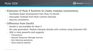Custom Connector development using Mule SDK | PPT