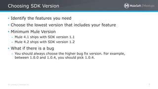 Custom Connector development using Mule SDK | PPT