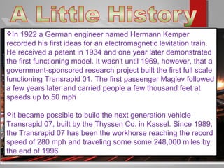 Presentation Maglev | PPT