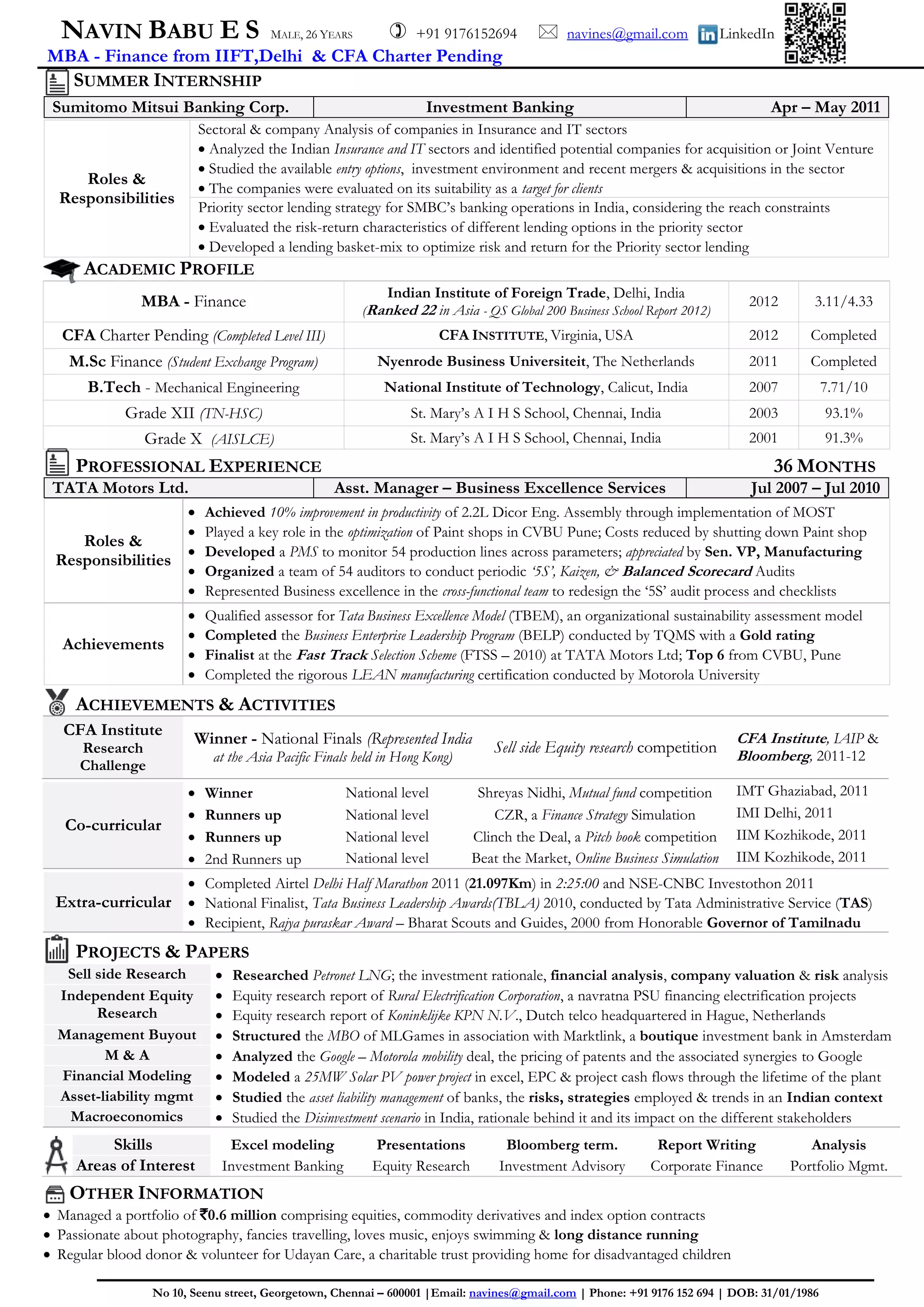 Resume | PDF