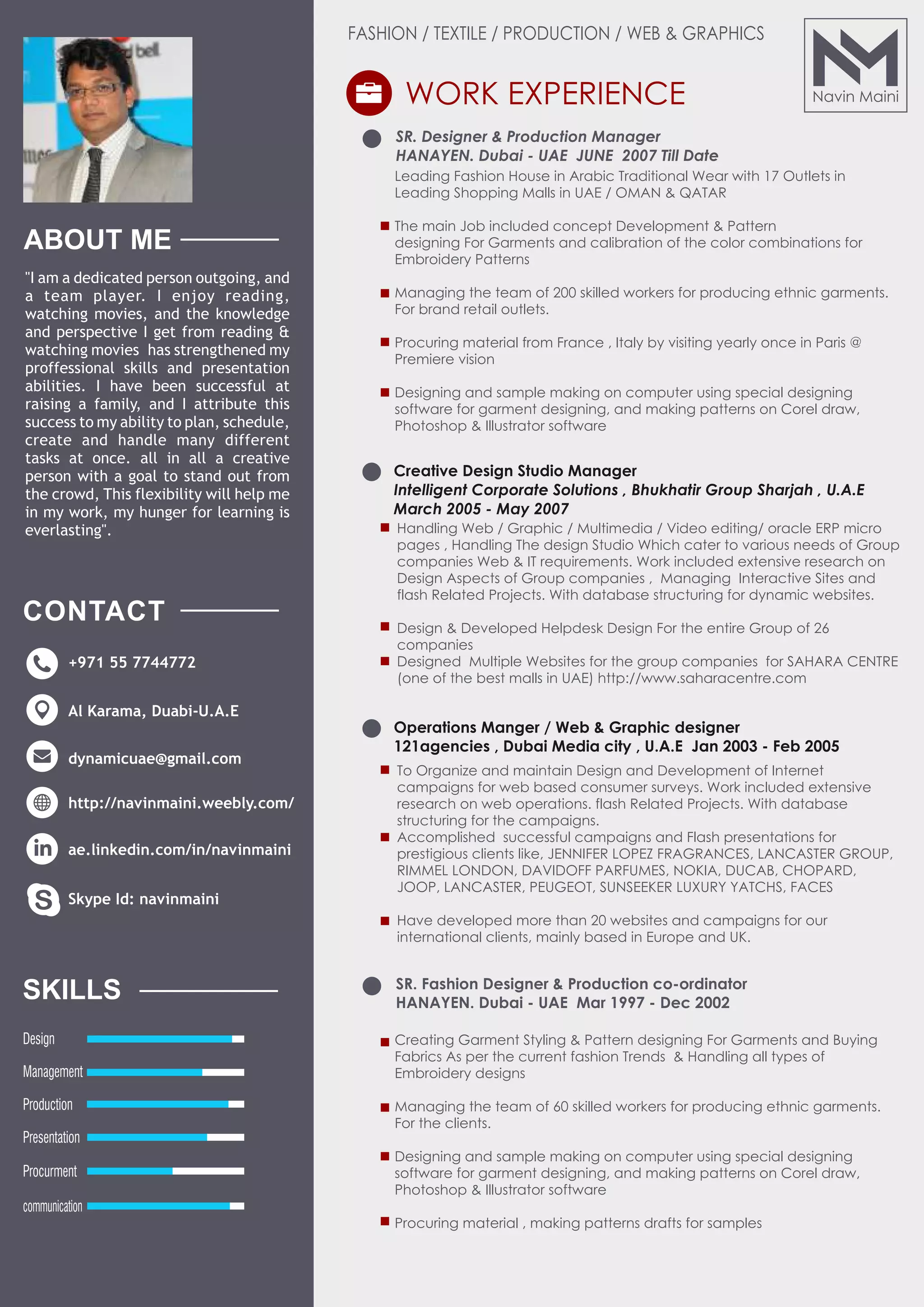 Navin resume 2016 | PDF
