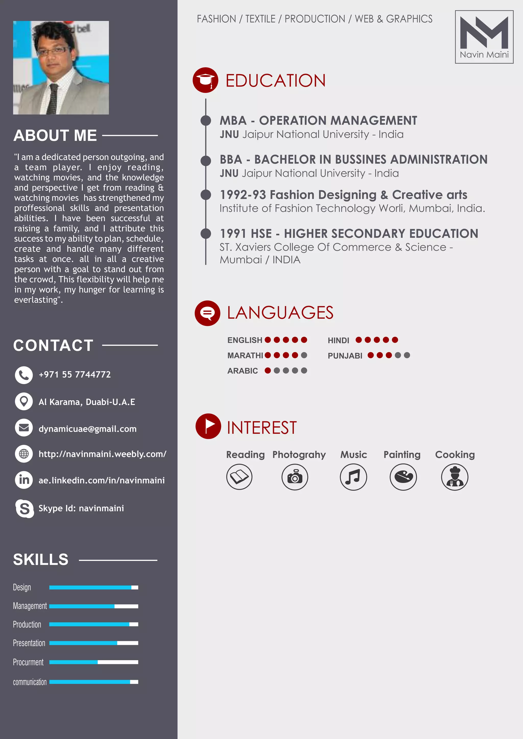 Navin resume 2016 | PDF