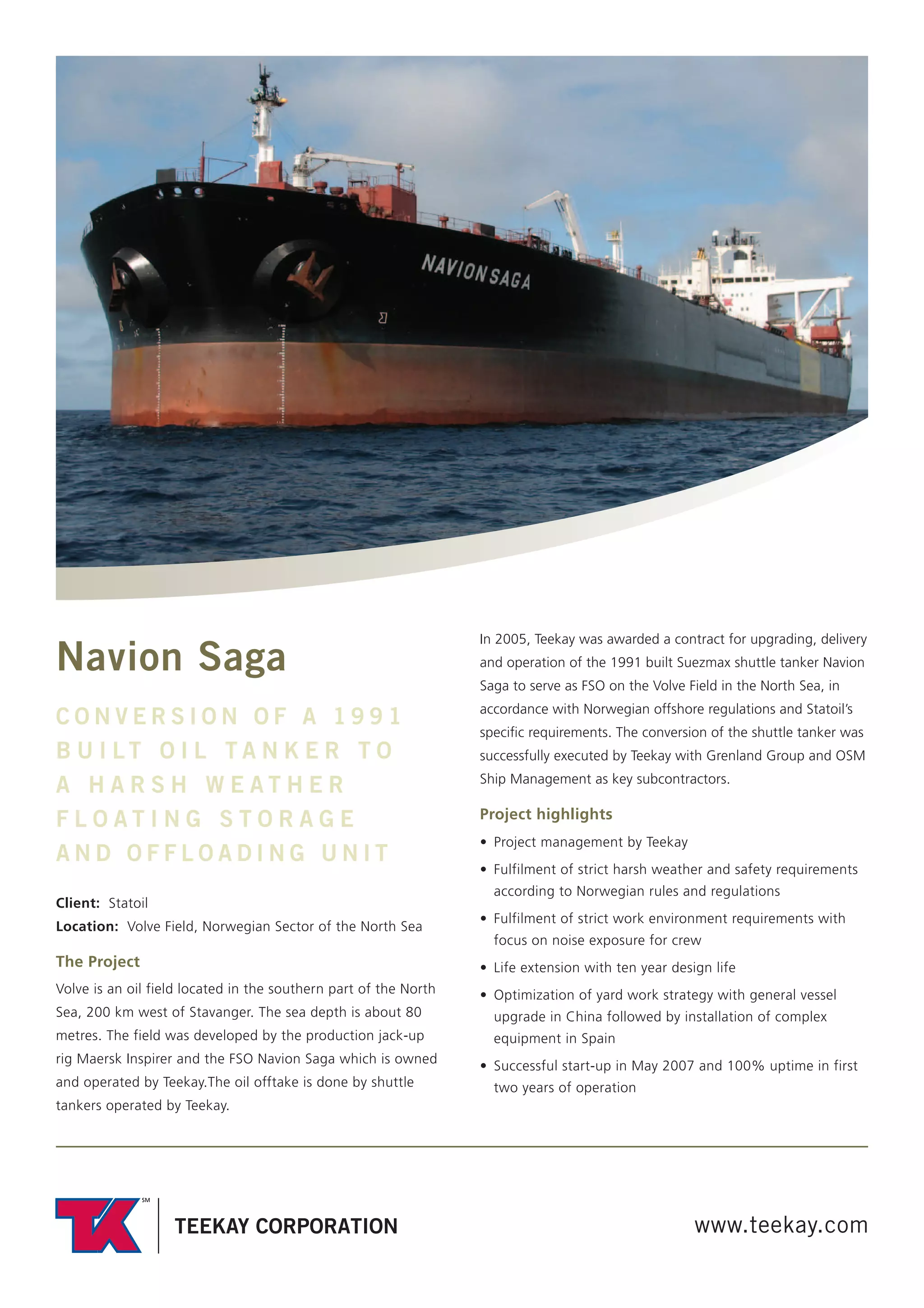 Navion Saga FSO | PDF