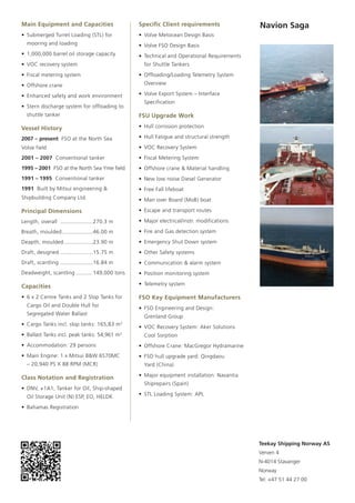 Navion Saga FSO | PDF