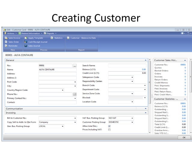 Navision Process Manual.pptx | Business Accounting & Finance | Business