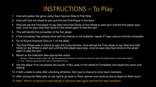 Navis lucky spinner Game | PPT