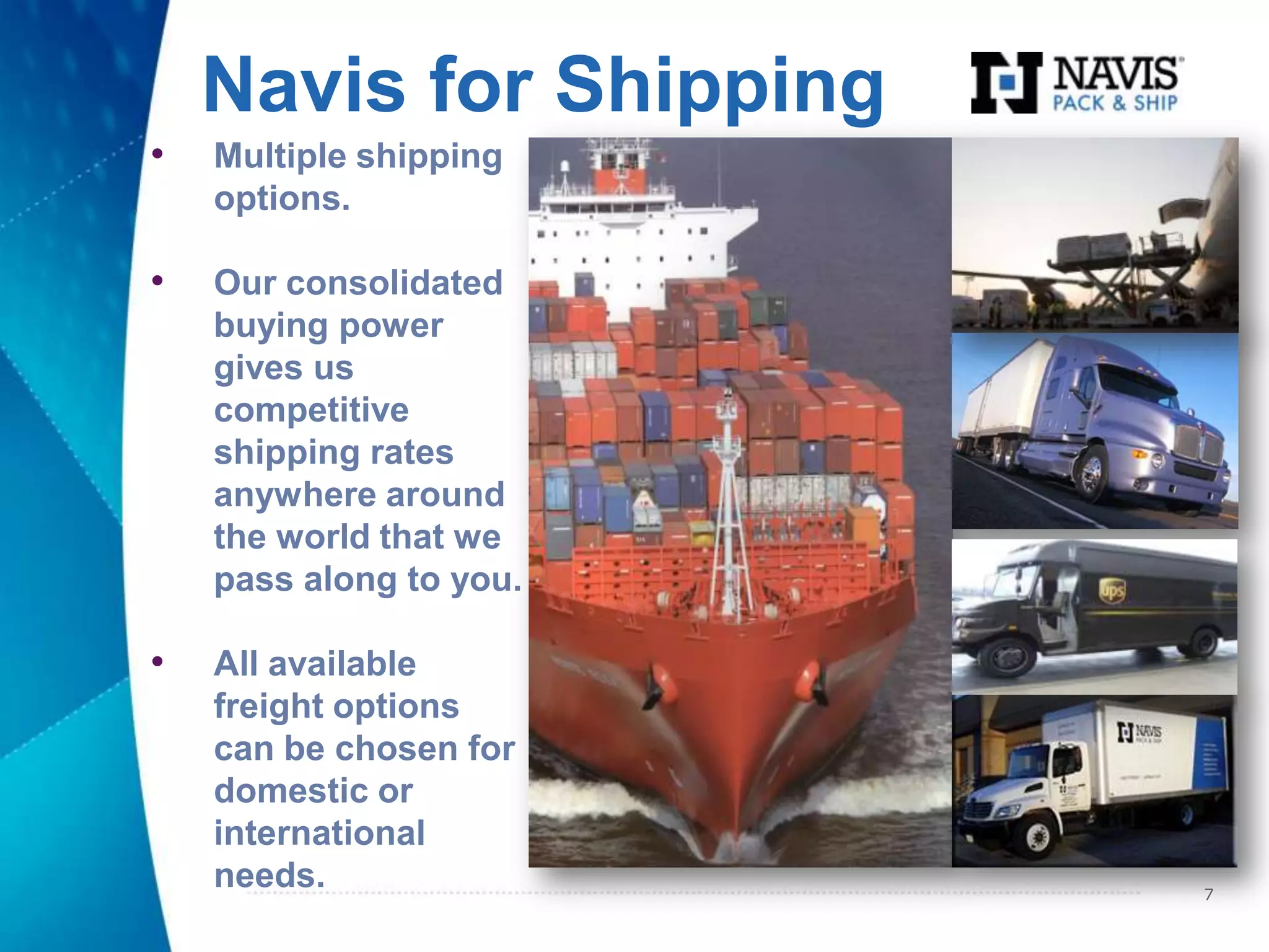 Navis Pack & Ship | PPTX | Logistics | Business