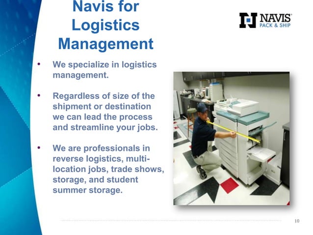 Navis Pack & Ship | PPTX | Logistics | Business