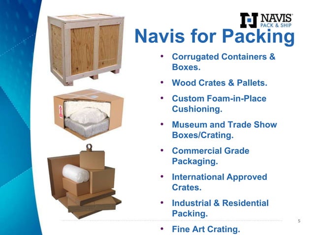 Navis Pack & Ship | PPTX | Logistics | Business