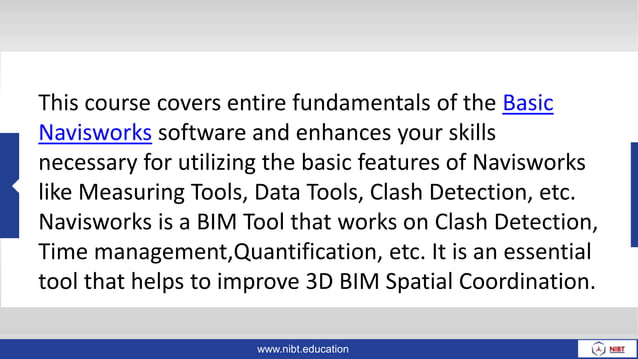 Navisworks | PPTX | Computer Software and Applications | Computing
