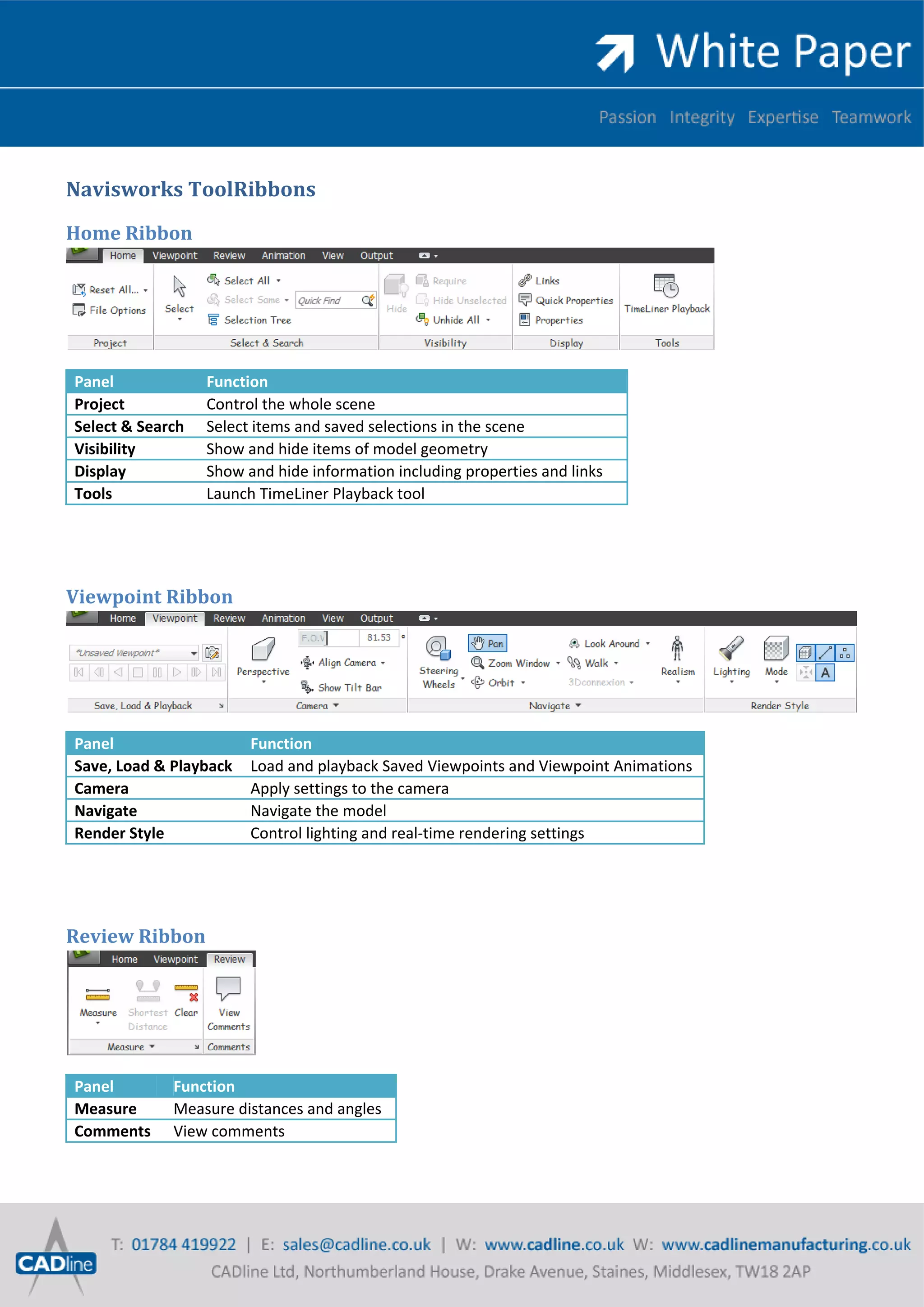 Navisworks freedom quick_reference | PDF