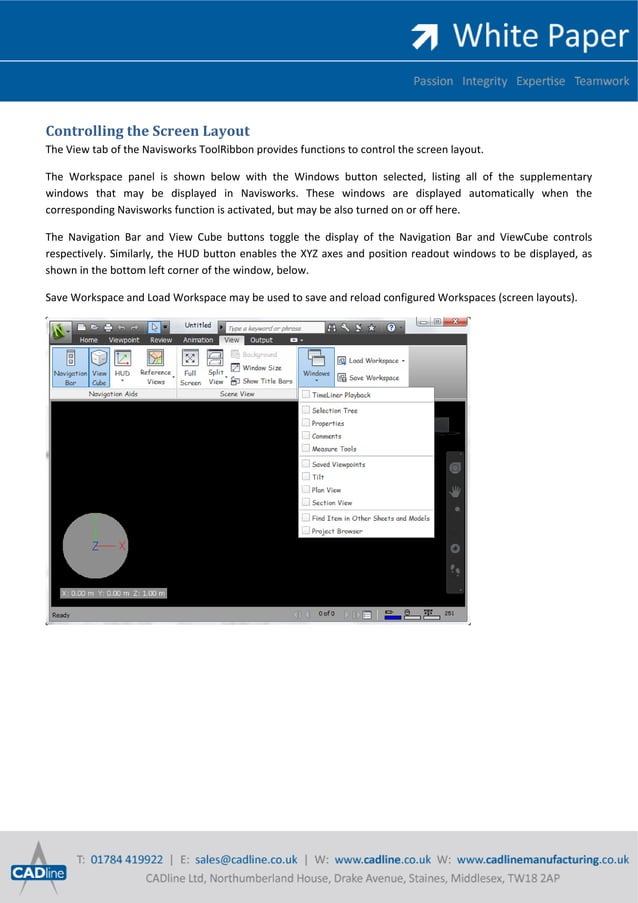 Navisworks freedom quick_reference | PDF