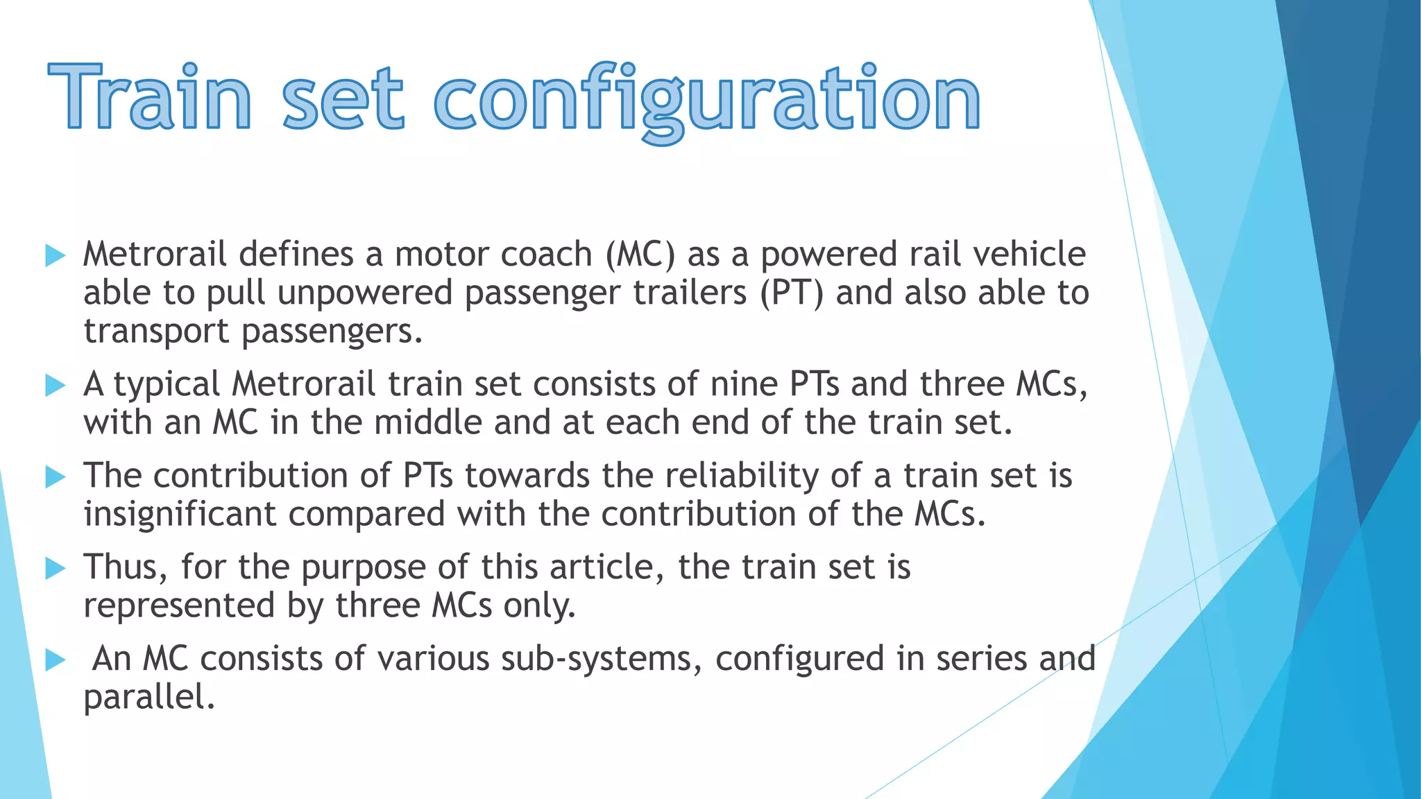 Reliability of Railways | PPTX
