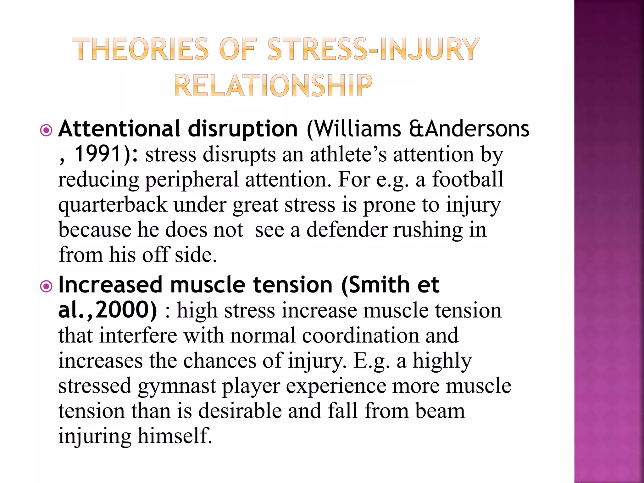 Role of psychology in dealing with sports injury | PPTX