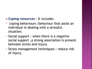 Role of psychology in dealing with sports injury | PPTX