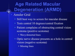 ARMD with basic retinal anatomy and management of armd | PPT