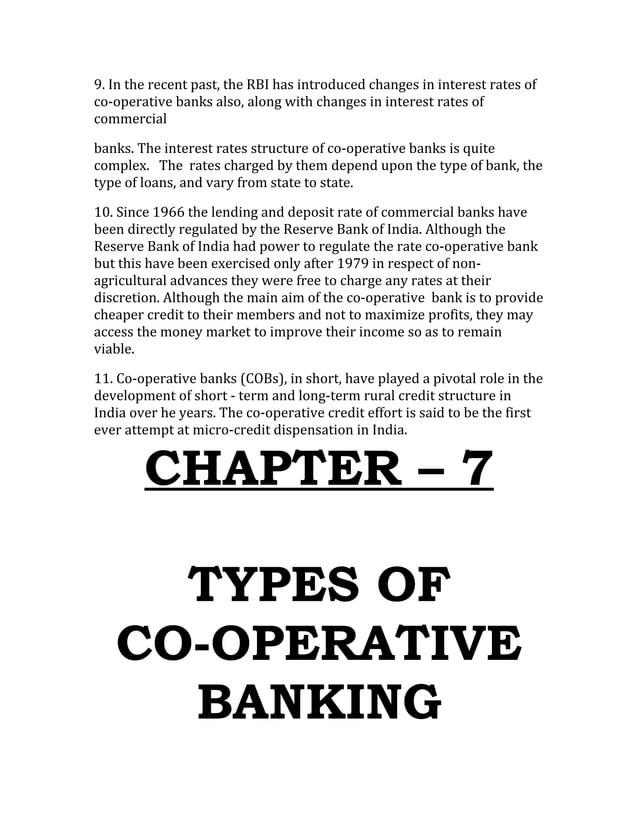 urban co-operative banks of india | DOC