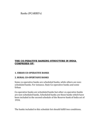 urban co-operative banks of india | DOC
