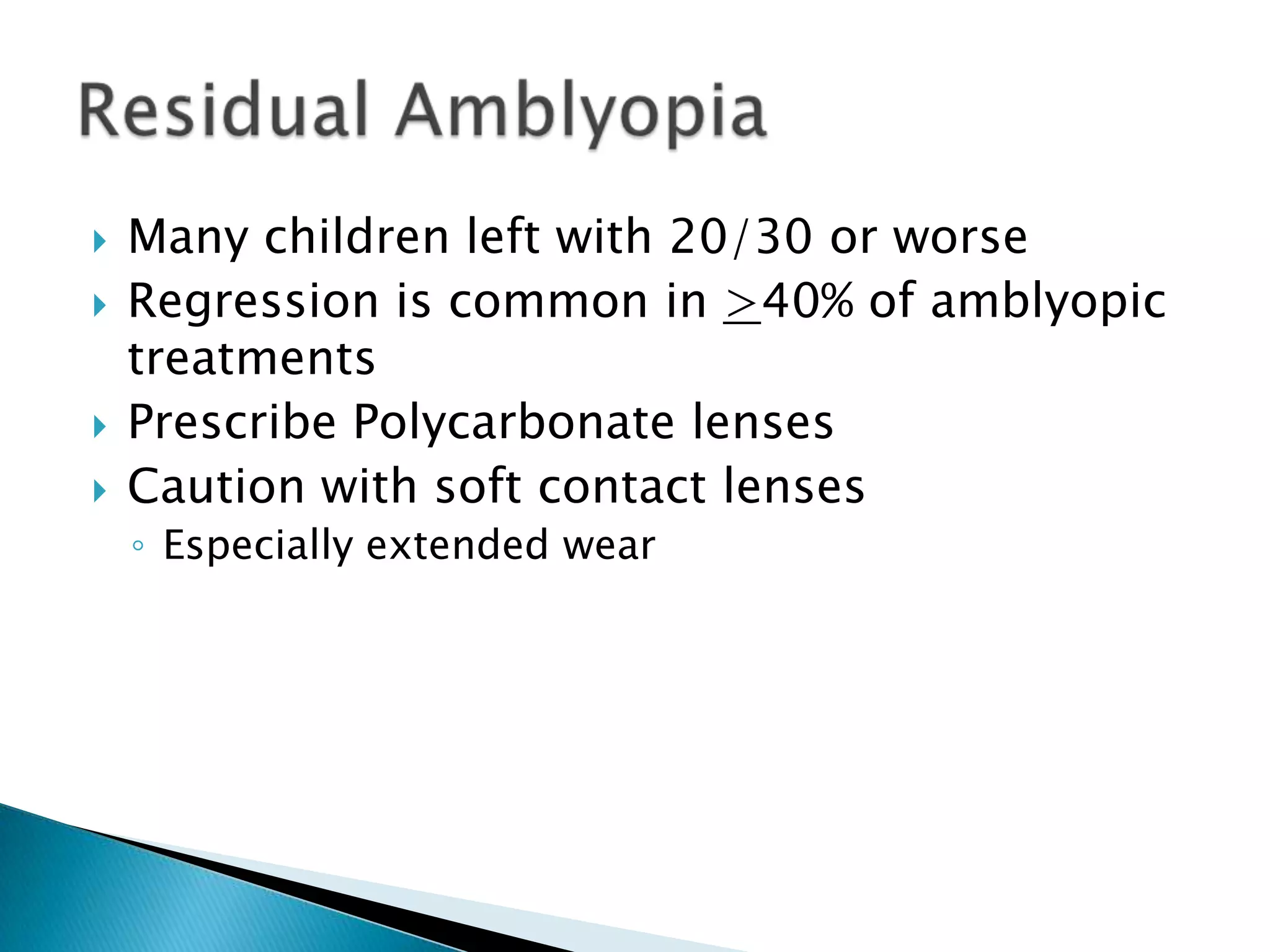 NAVP Treatment of Amblyopia | PPT