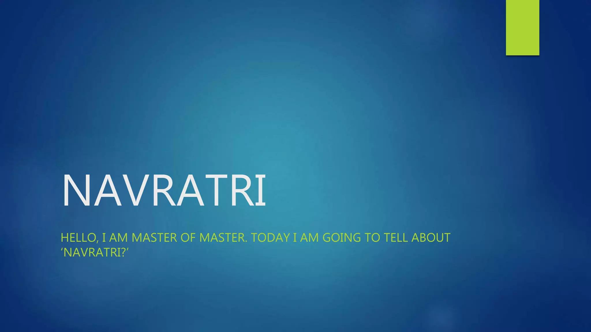 Navratri | PPT