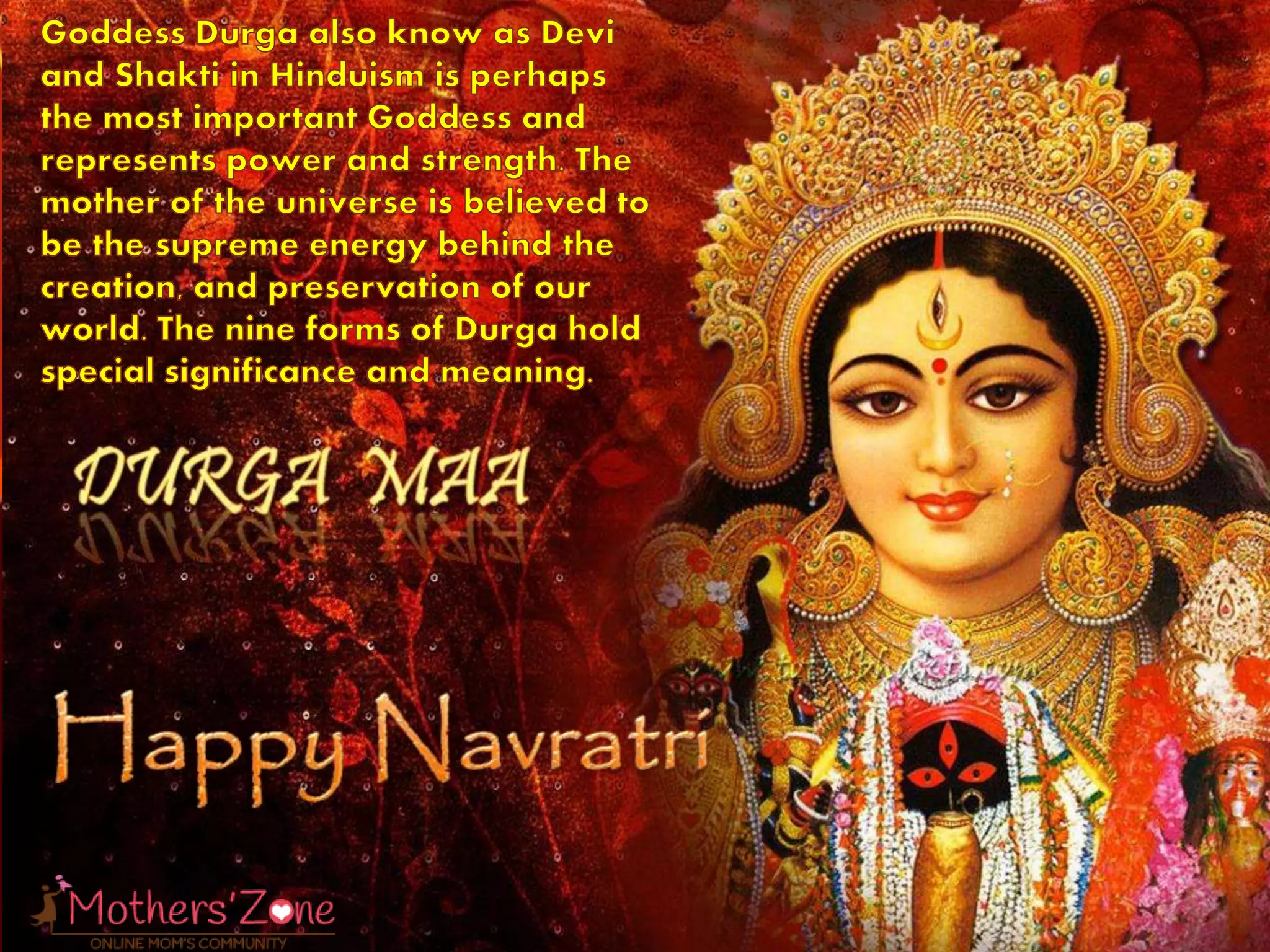 Navratri: Nine Forms of Goddess Durga | PPTX