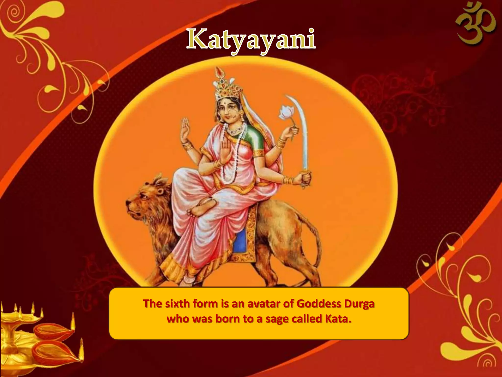 Navratri: Nine Forms of Goddess Durga | PPTX
