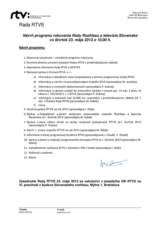 Navrh programu rada_rtvs_130523 | PDF
